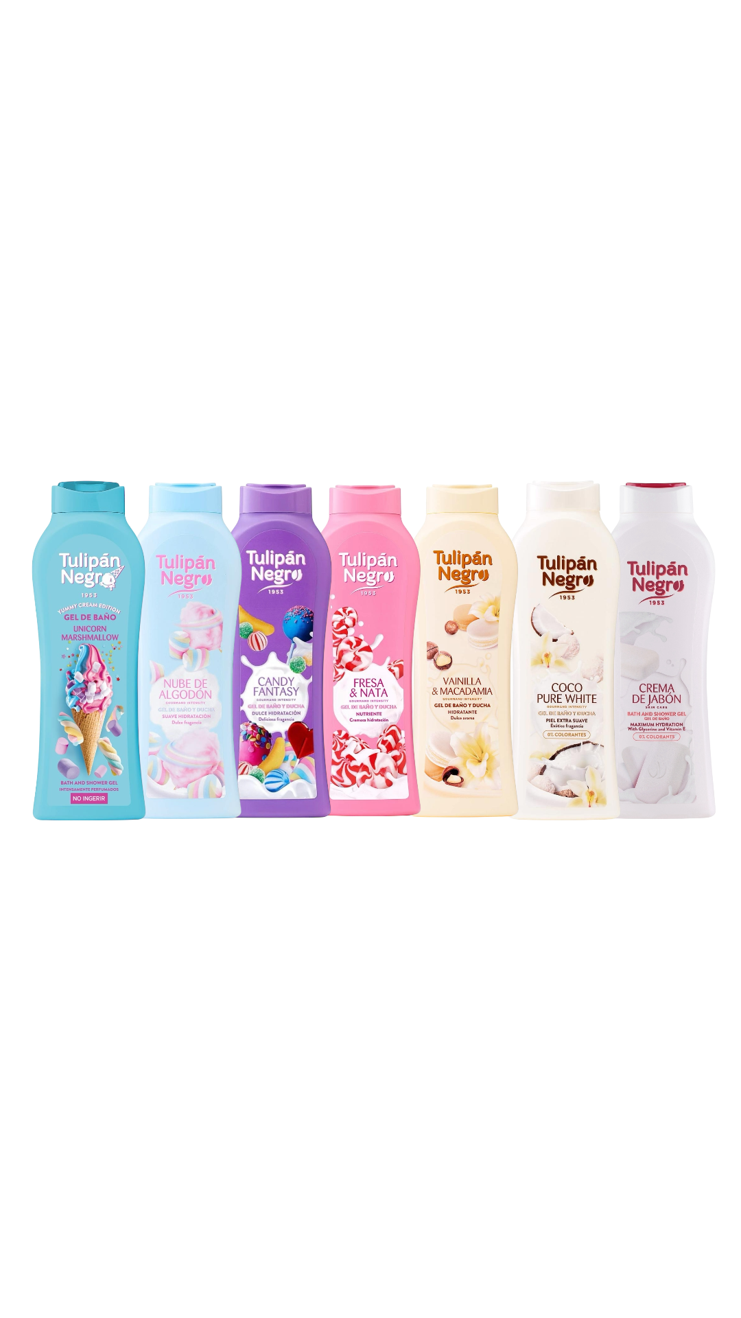 Tulipan shower gels 650ml