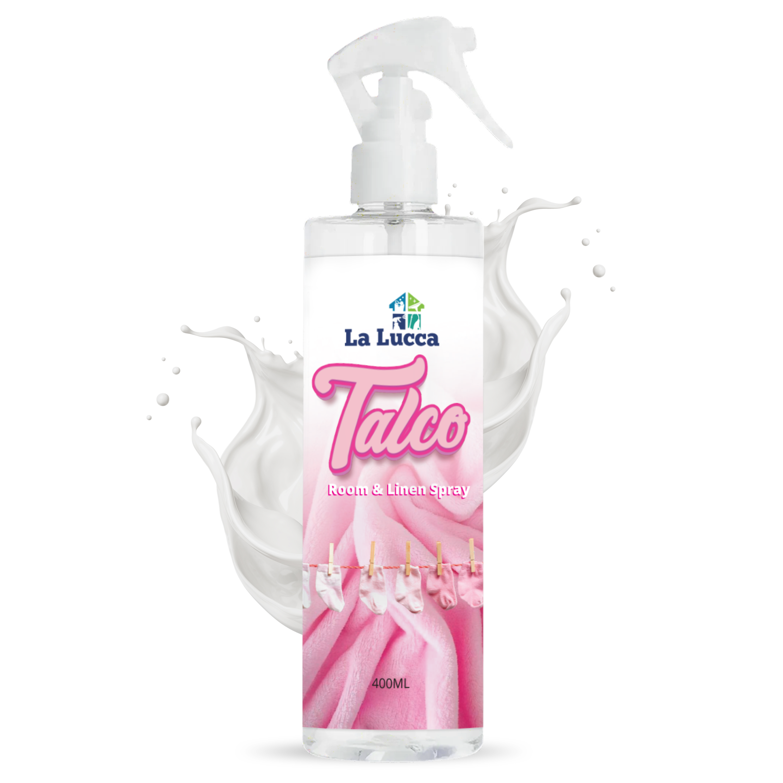 La Lucca Talco Room and Linen spray 400ml